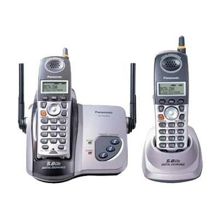 Panasonic KX-TG5622M - Cordless phone with caller ID/call waiting - 5.8 ...
