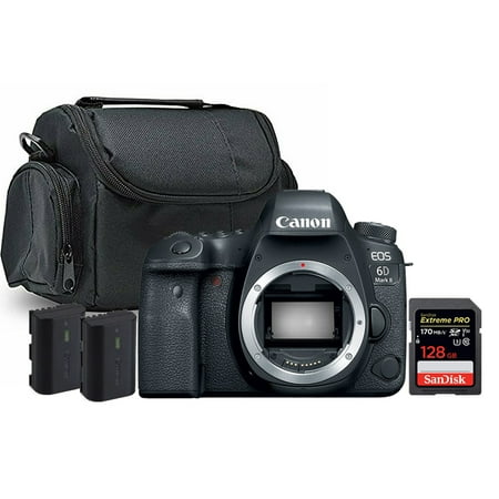 Canon EOS 6D Mark II Full Frame Digital SLR Camera Body + SanDisk ...