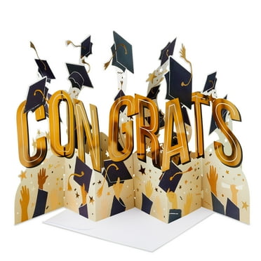 Papyrus Greeting Card, 5" x 7", Bravo Graduation with Foil - Walmart.com