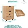 Naomi Home 5 Drawer Storage Cabinet - Walmart.com