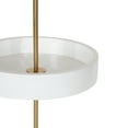 Kate and Laurel Lipton Modern Two Tier Tray, 13 x 13 x 20, White and ...