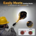 Drywall Sander, 5 Variable Speed 1000-2100RPM Drywall Sander with ...