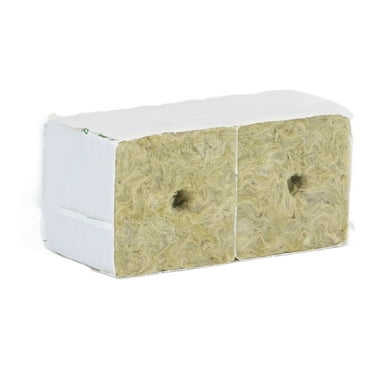 RedRock Rockwool 6" PRO Grow Block for Hydroponics 12 Pack + Twin ...