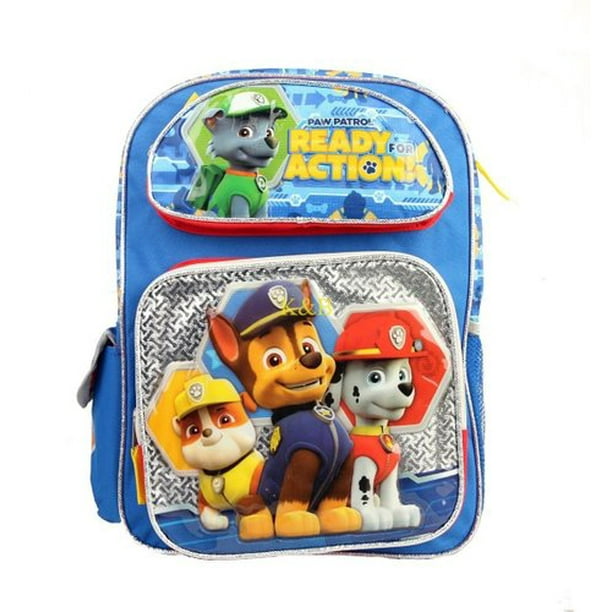 PAW Patrol - Backpack - Paw Patrol - Ready for Action Blue/Silver New ...