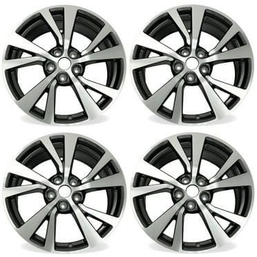 18" 18x8 Set of 4 New GLOSS Black Alloy Wheels for 2018-2022 Toyota ...