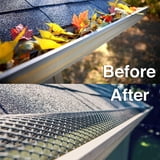 UPOUART Gutter Screens for Downspouts 1Pcs 23.6x5.9x0.04in Black ABS ...