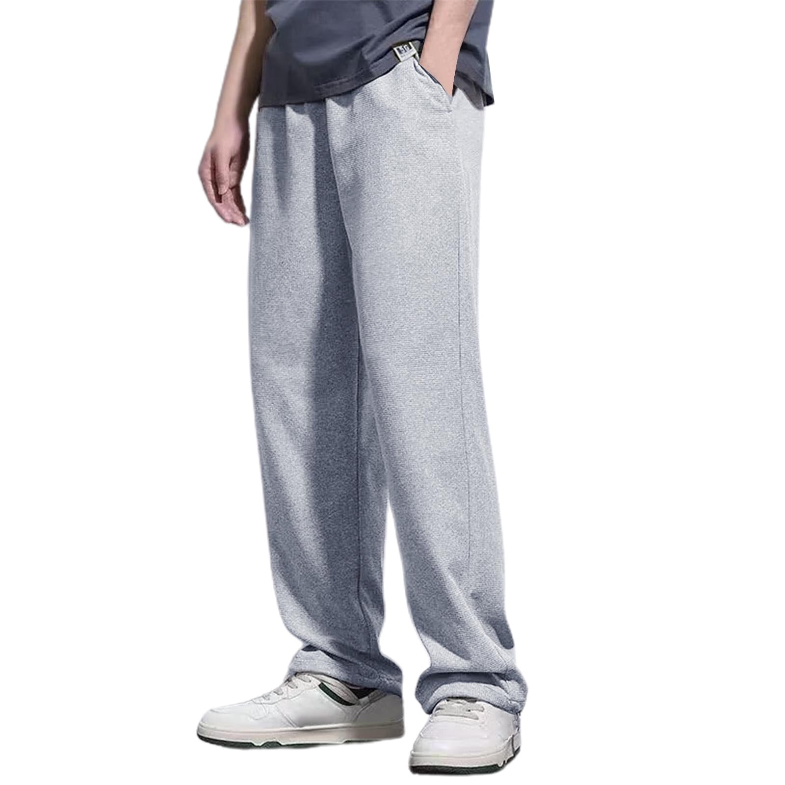 Click here for Peaskjp Mens Relaxed Fit Pants With Zipper Pockets... prices