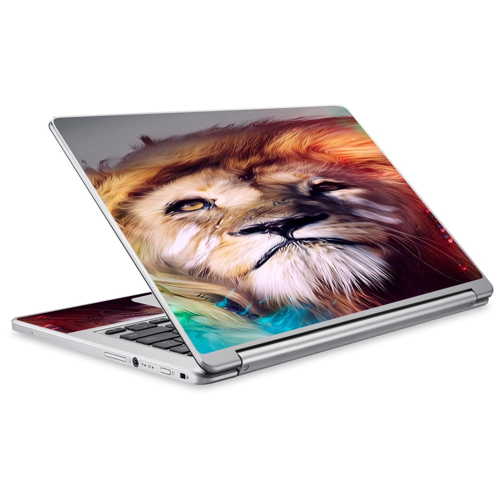 Skins Decals For Acer Chromebook R13 Laptop Vinyl Wrap / Lion Face ...