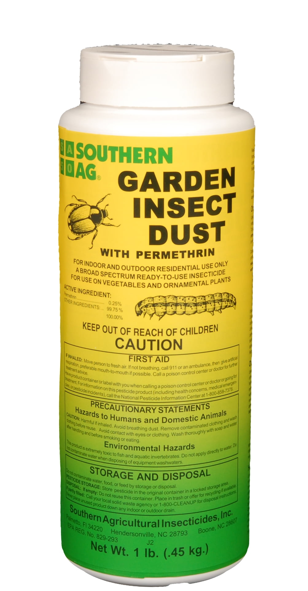 Garden Insect Dust - Broad Spectrum Ready-To-Use Insecticide - 1 lb ...