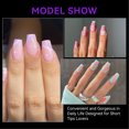 Gelike Ec 240pcs Clear Short Coffin Soft Gel Full Cover Nail Tips Kit