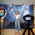 12x8ft Photo Backdrop, Aesthetic Lions Soft Polyester Backdrop Curtains ...