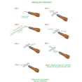 Swift Sewing Awl Leather Canvas Repair Stitcher Kit with 4 Needles and ...