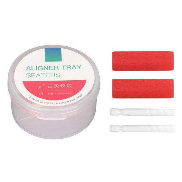 Aligner Tray Seater, Rubber Portable Fruit Flavour Orthodontics Chewies ...