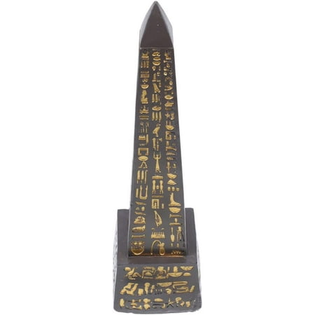 Egyptian Obelisk Collectible Temple Figurine: Resin Ancient Egypt ...