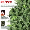 4FT Classic Christmas Tree with 636 PE+PVC Tips - Realistic Hinged ...