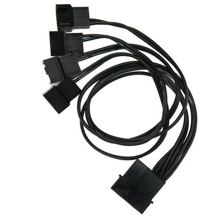 Loewten 3 Pin Fan Splitter,PC Fan Splitter,PWM Fan Splitter Practical 4 ...