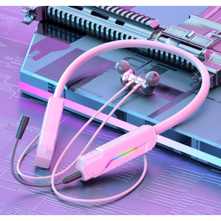Gaming dedicated, neck-mounted, bluetooth headset (pink) | Walmart Canada