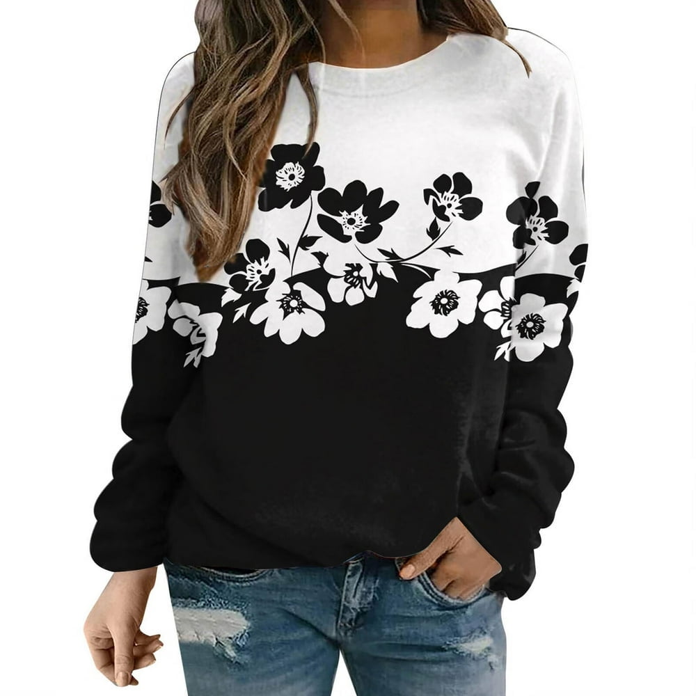 Click here for Generic Hoodless Sweatshirt For Women Women Lady L... prices