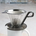 Primula Seneca Borosilicate Glass Coffee Dripper with Stainless Steel ...