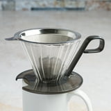 Primula Seneca Borosilicate Glass Coffee Dripper with Stainless Steel ...