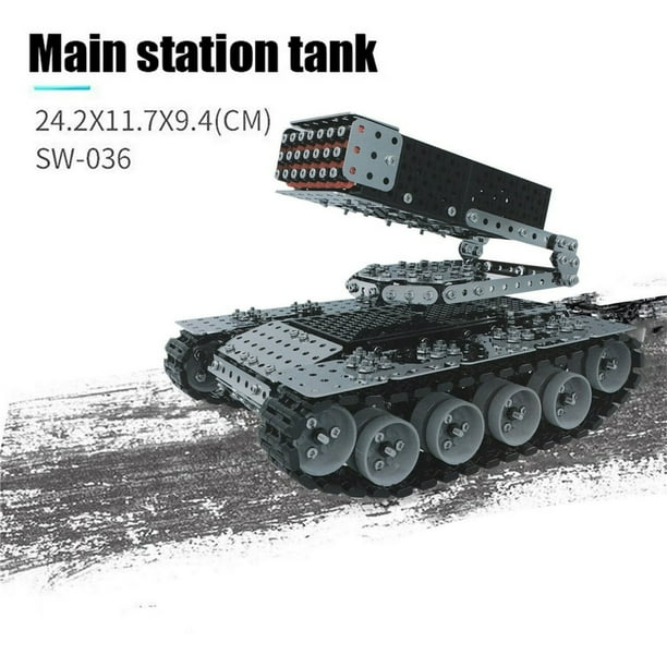 Tank Puzzle Assembled Stainless Steel Building Block Toy Set Designed ...