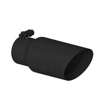 Flowmaster 15398B Exhaust Tip - 3.00 in. Black Angle Cut - Clamp On ...