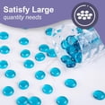 1LB Flat Glass Marbles, Light Blue Decorative Marbles for Vases ...