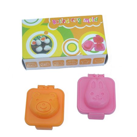 2 Pcs Boiled Egg Sushi Rice Molds Molding Bento Maker Cute Cartoon Baking Kitchen Tools Kitchen ...