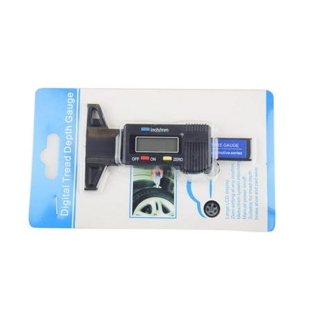 Destyer 0-27mm Electronic Digital Depth Gauge Probe Tire Tread Gage LCD ...