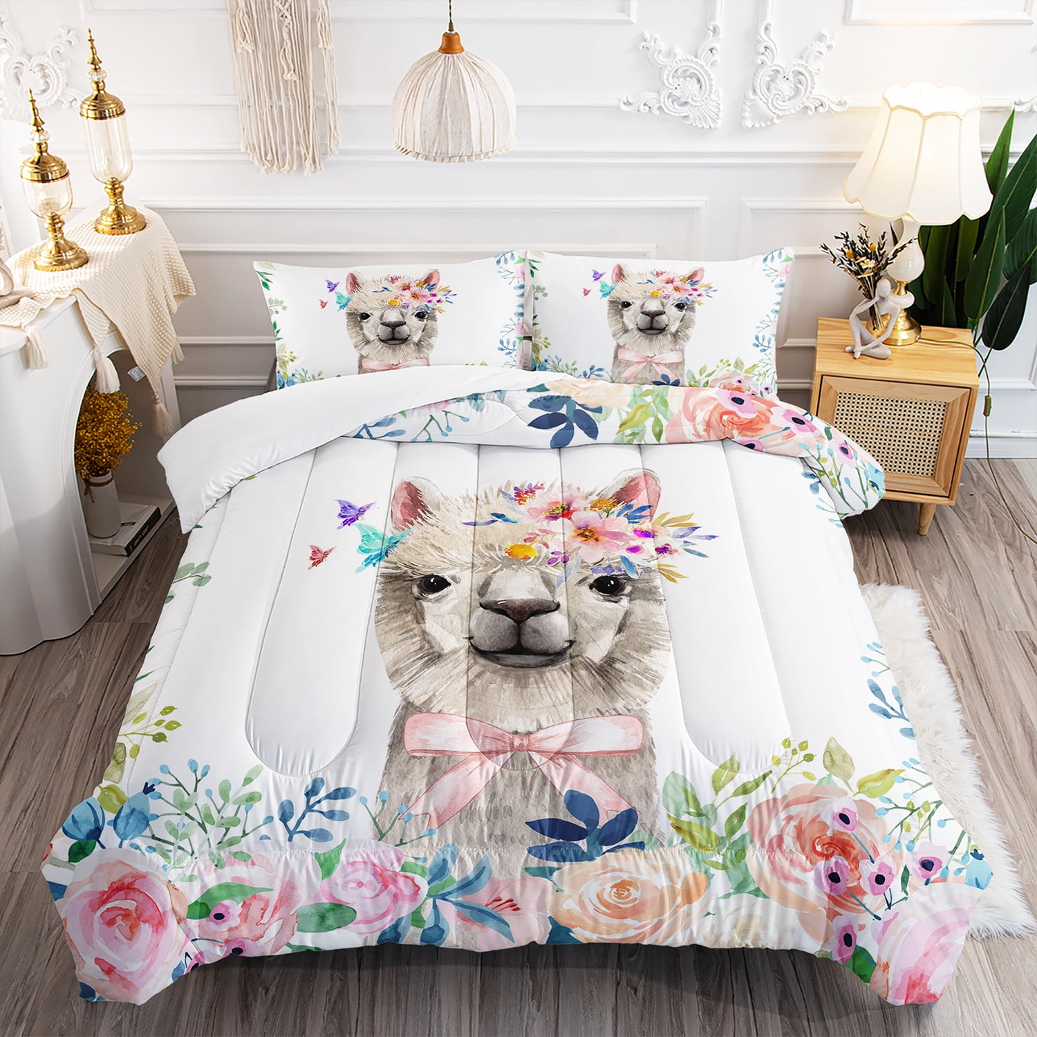 Hosima 3-Piece 3D Digital Printed Comforter With Various Patterns To ...