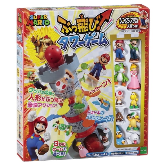 Epoch Games Super Mario Mushroom Mania Balancing Game, Tabletop Skill ...