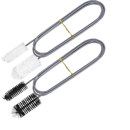 EXPLOSIVE 2 pieces Flexible Drain Cleaning Brushes Double-sided Pipe ...