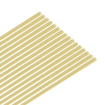 1pcs Brass Rods 1/8" x 10" Brass Solid Round Stock Lathe Bar for Knife ...