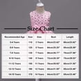 Cheytotty Kids Evening Dress, Sleeveless Round Neck, Solid Color Summer ...