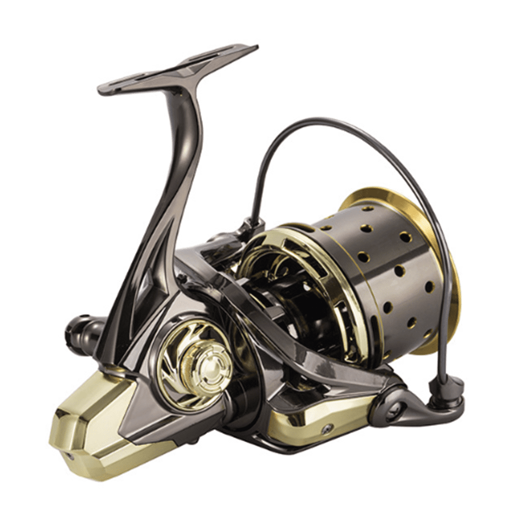 SpinningReel Full Metal Wire Cup Fishing Lure Reel For Sea Pole Long ...