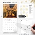 Leonardo & Michelangelo 2026 Wall Calendar 12 Month | 12" x 24" Open ...