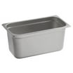 Carlisle CM110203 Coldmaster 1/3 Size Black Cold ABS Plastic Food Pan ...