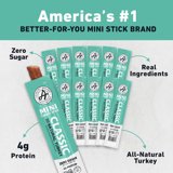 Archer Turkey Jerky Mini Sticks 0.5oz 16 Count, Gluten-Free, Whole30 ...