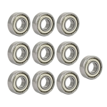 698ZZ Blindé acier roulage bille gorge profode 19mmx8mmx6mm 10pcs ...