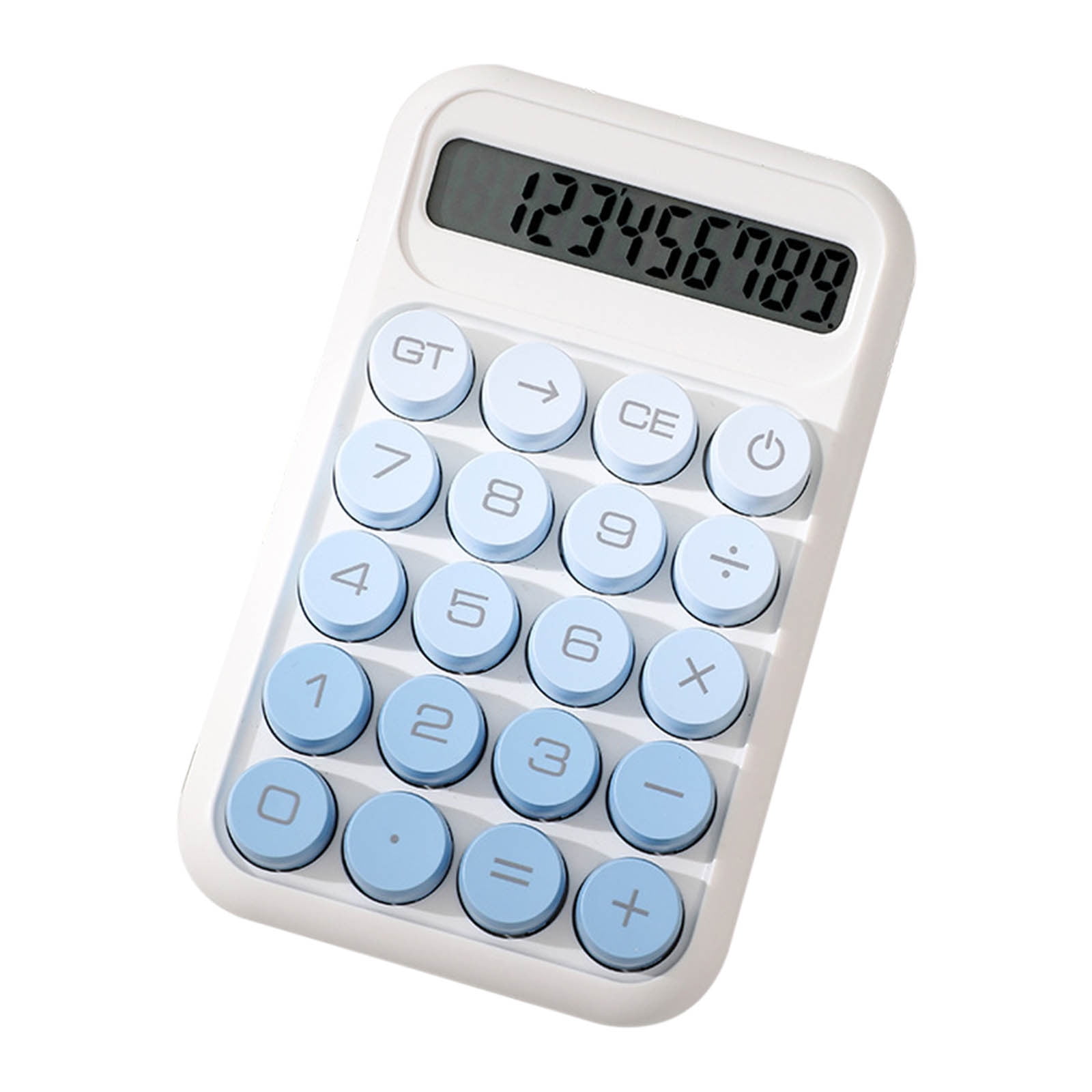 Calculadora electrónica CLLC a color, pantalla LCD grande de 10 dígitos ...