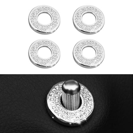 IBAOLEA for Mercedes-Benz Accessories Bling Door Lock Pins Cover for ...