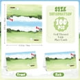 100 Pcs Golf Themed Table Half-fold Tent Style Reception s Golf Sports ...