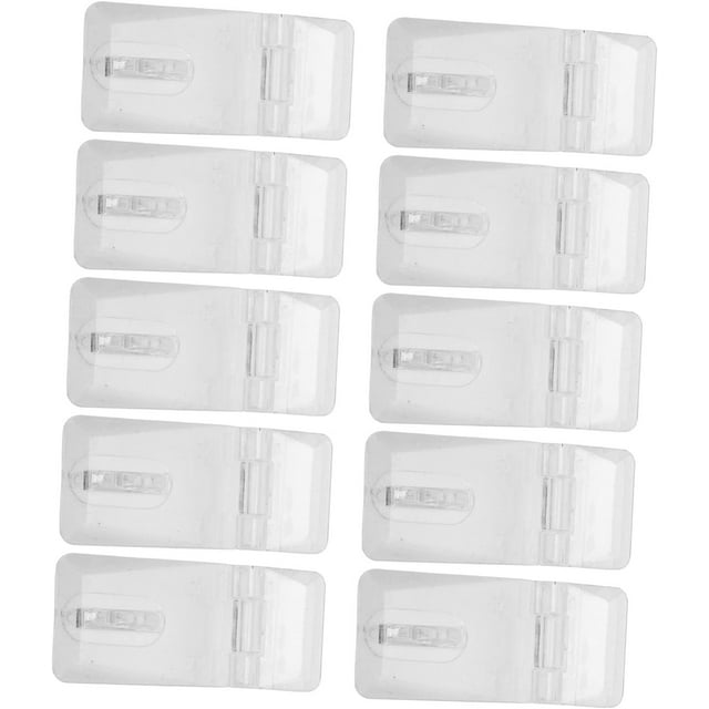 20 Sets Transparent Lock Craft Case Organizer Acrylic Hasp Transparent ...