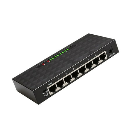 Ustyle Desktop Switch Hub Gigabit Ethernet Device 8 Ports Powerful ...
