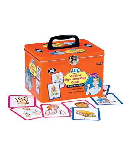Buy Super Duper Publications 400 American Sign Language Asl Flash Cards ...