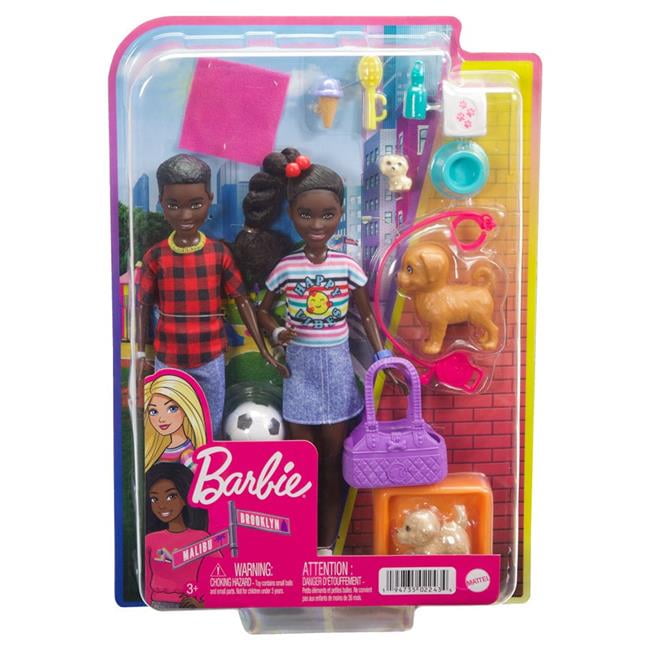 Mattel MTTHDF76 Barbie Twins Dolls - 4 Piece - Walmart.com
