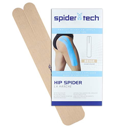 Buy Spidertech Hip Spider Pre-Cut [Beige]. Water-Resistant, Latex-Free ...