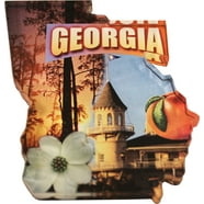 Georgia Acrylic State Map Magnet - Walmart.com