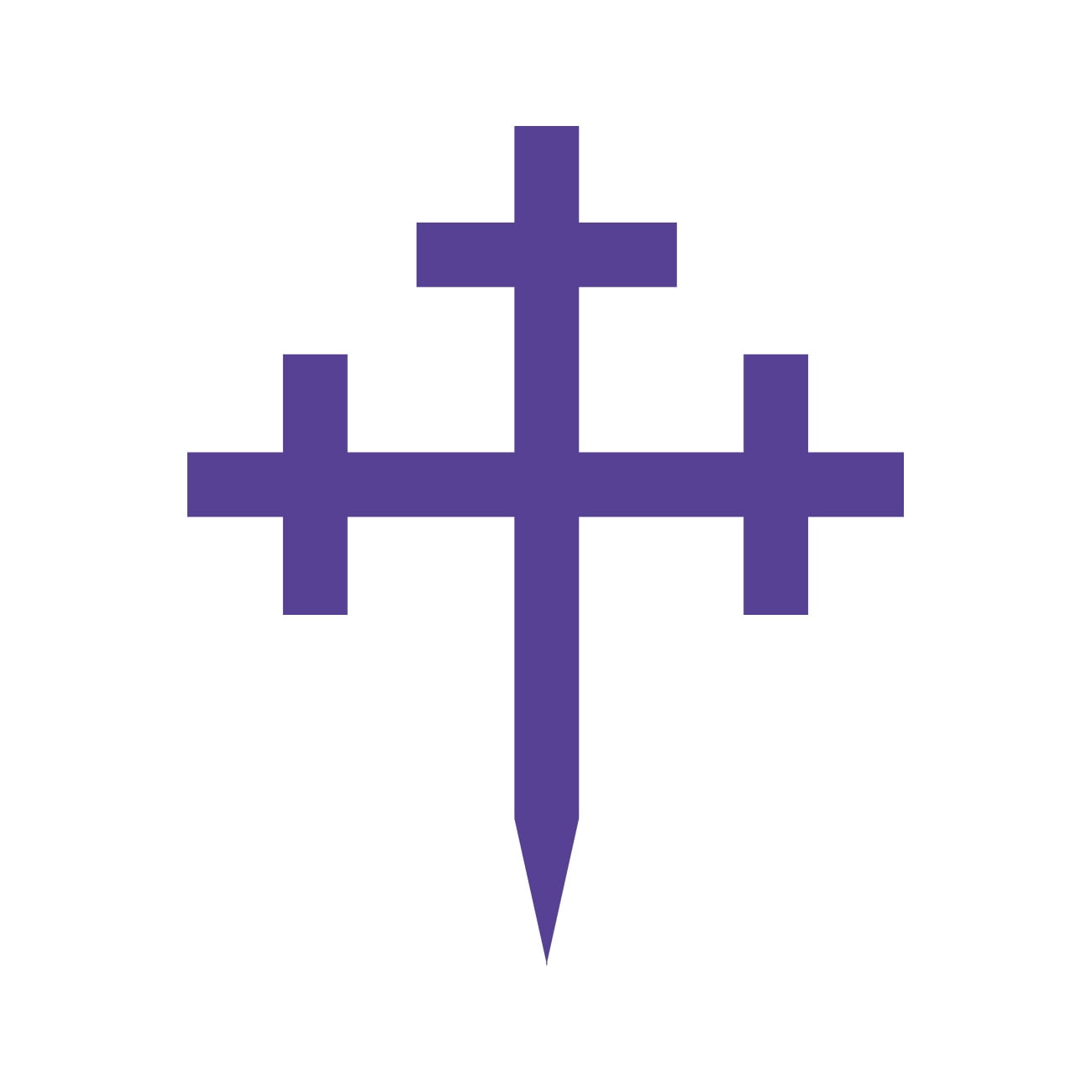 Cross Crosslet Fitchy Sticker Decal Die Cut - Self Adhesive Vinyl ...