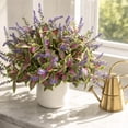 Artificial Spring Flower Bouquet with Vibrant Colors and Weather ...
